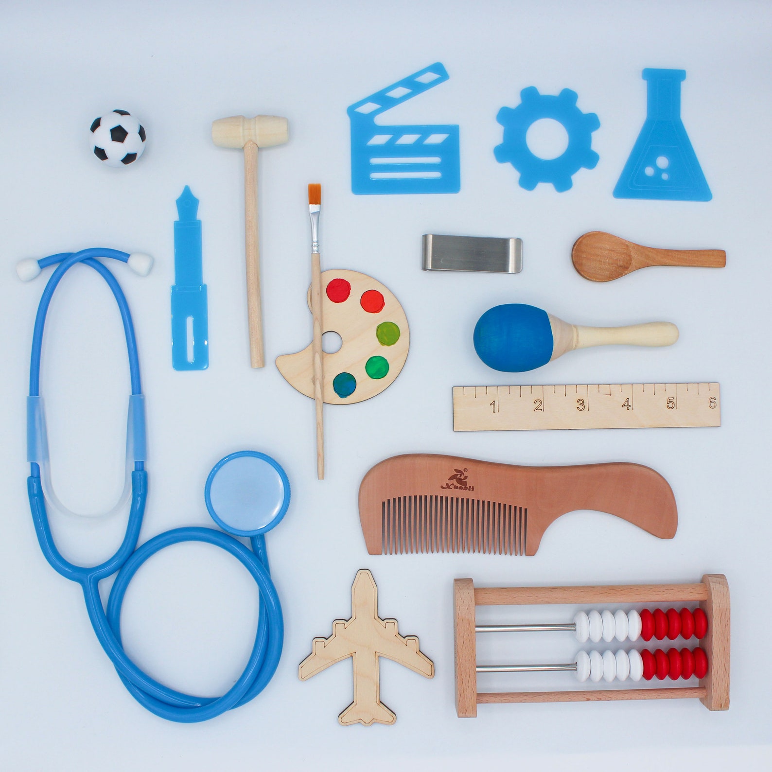 Atamhatik (agrahadig) - First Tooth Ceremony Play Kit in Blue Color - Etsy