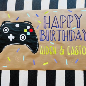 Handmade Kraft Paper Birthday Banner – Custom Party Decor - Etsy