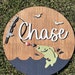 Fishing Baby Sign Fish Baby Doorhanger - Etsy