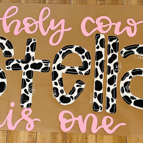 Birthday Hand Painted Sign - Etsy