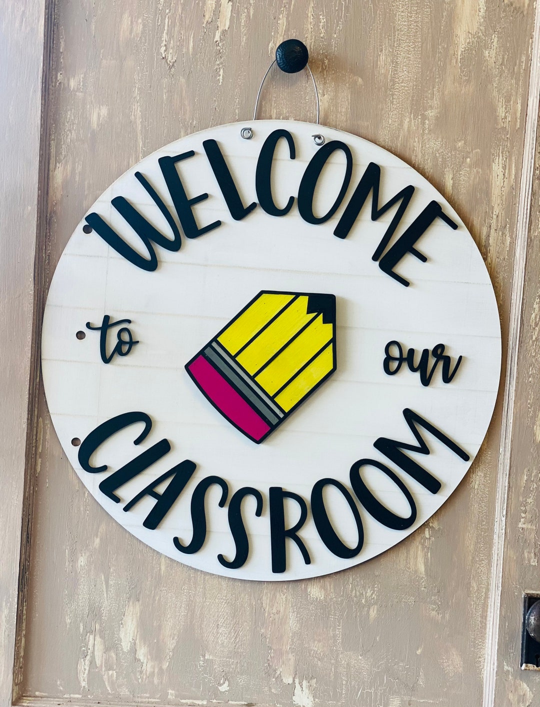 BLANK Welcome to Our Classroom 20 Inches - Etsy