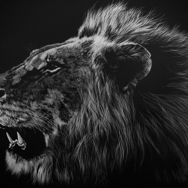 Scratchboard Art - Etsy