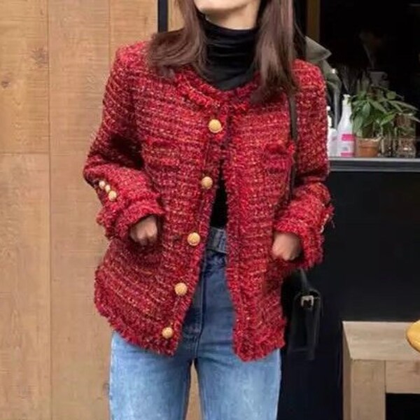 Tweed Jacket - Etsy