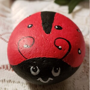 Hand Painted Ladybug Rocks, Stones Sealed for Indoors or Outdoors - Etsy