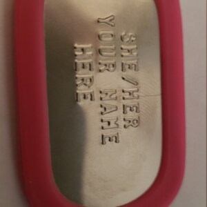 Custom Tags for Pride Pronoun Military Grade Dog Tags He/him She/her ...