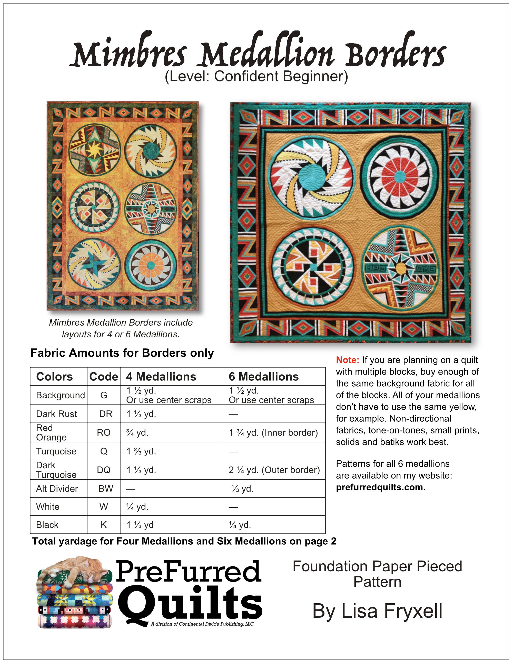 Mimbres Medallion Border - Etsy