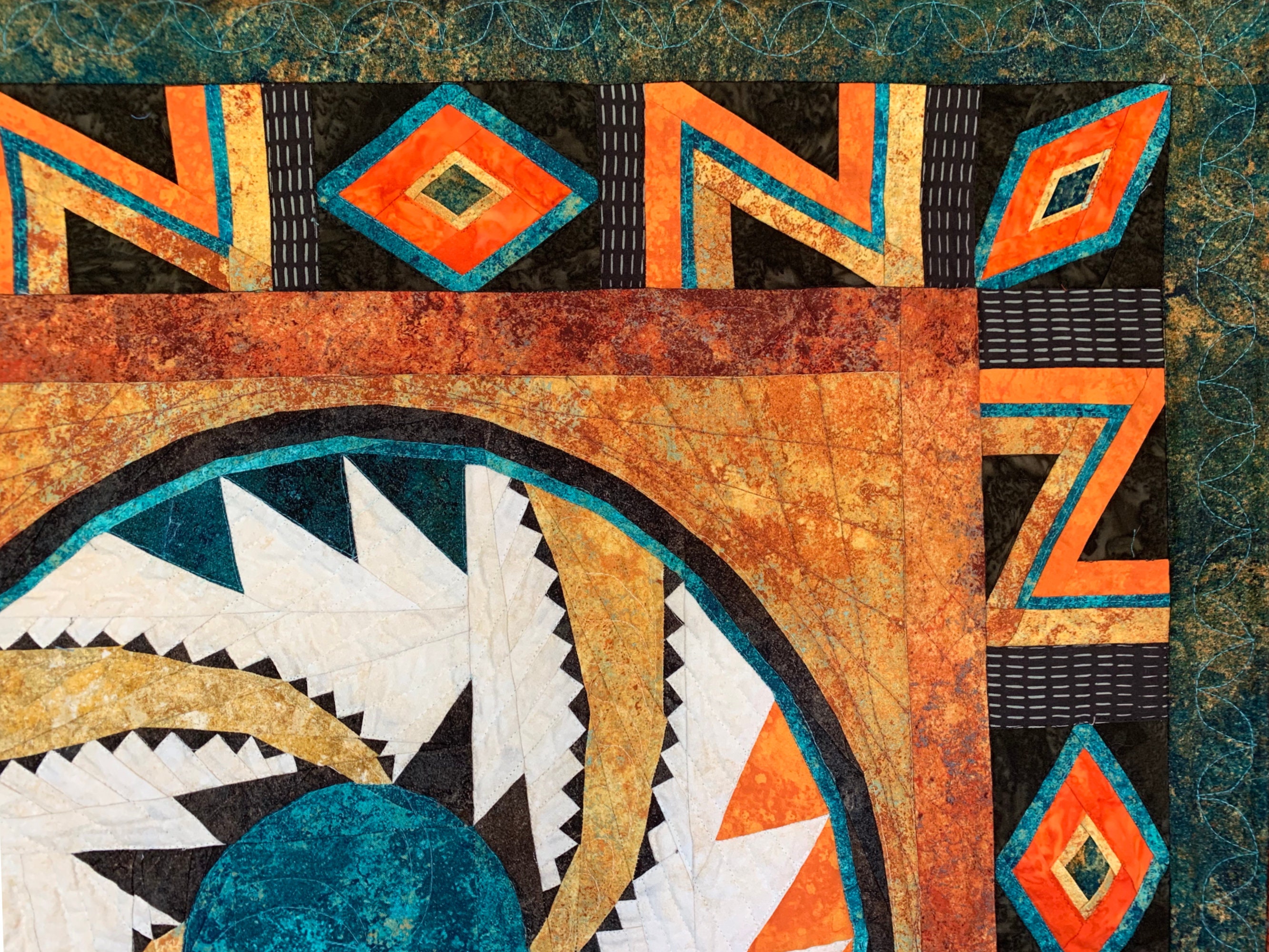 Mimbres Medallion Border - Etsy