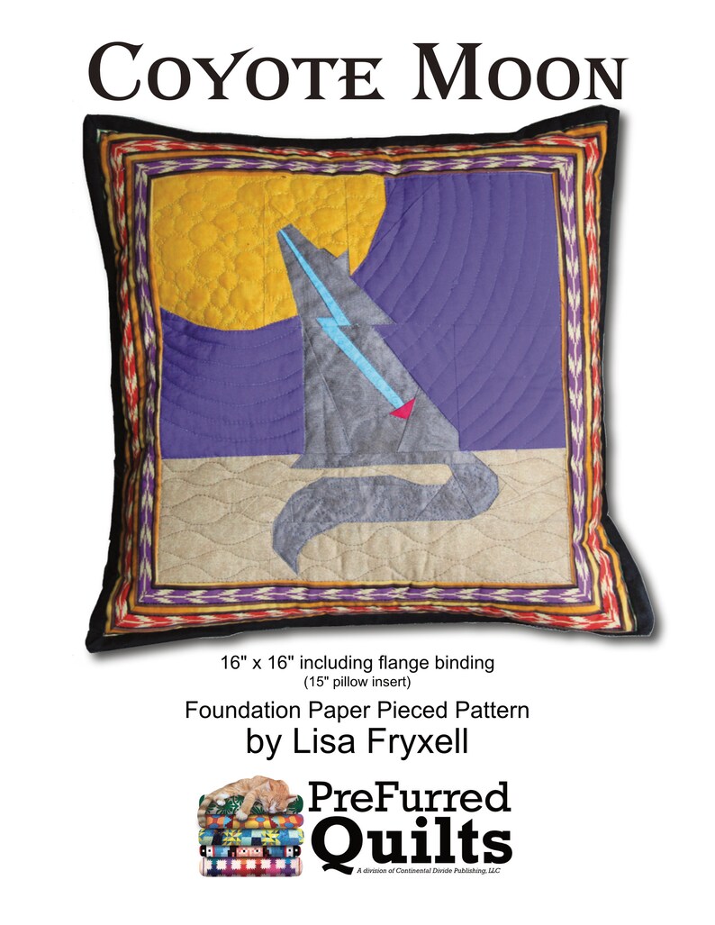 Coyote Moon Pillow - Etsy