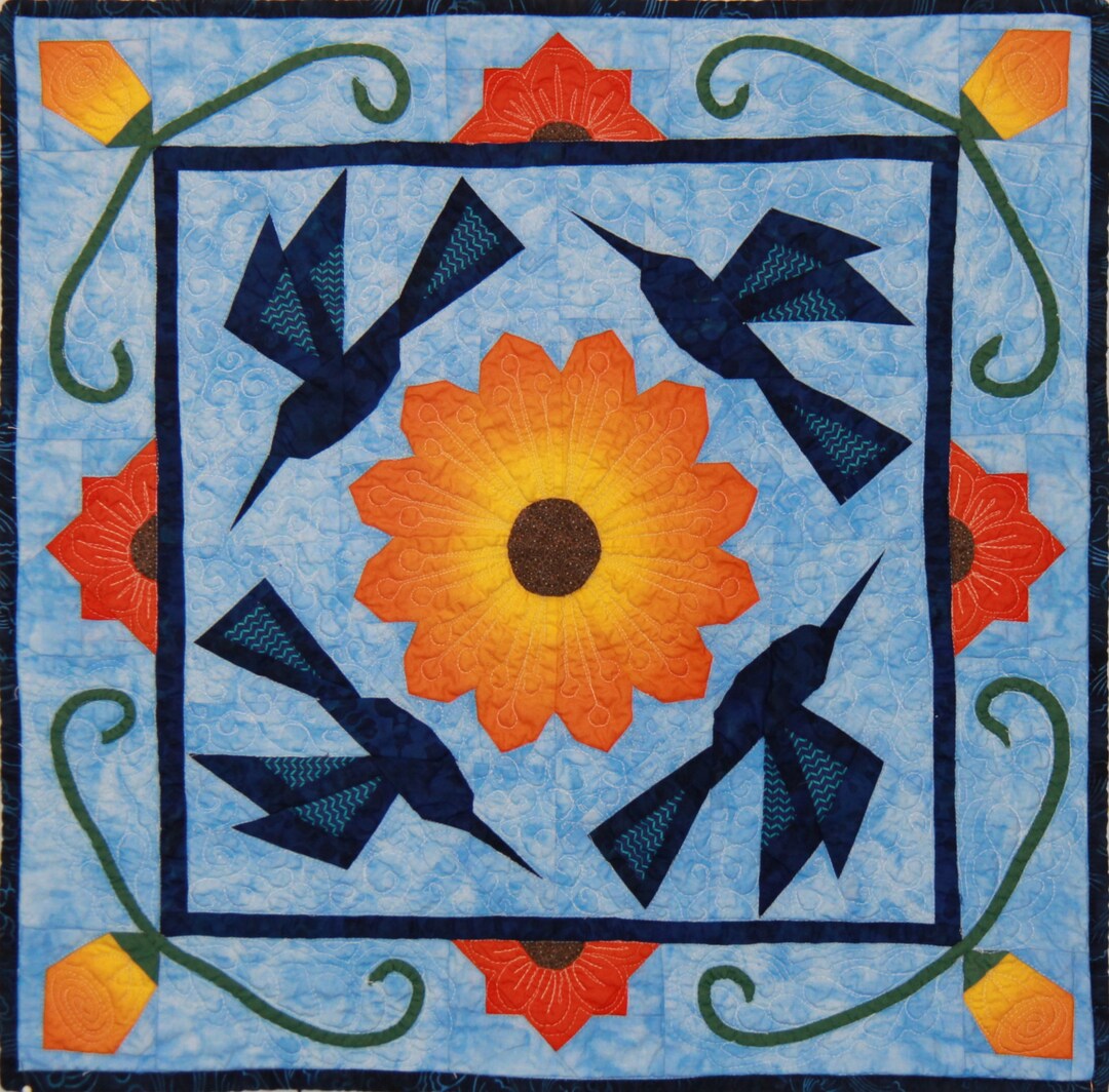 Hummingbird Square Dance and Hummingbird Trio - Etsy