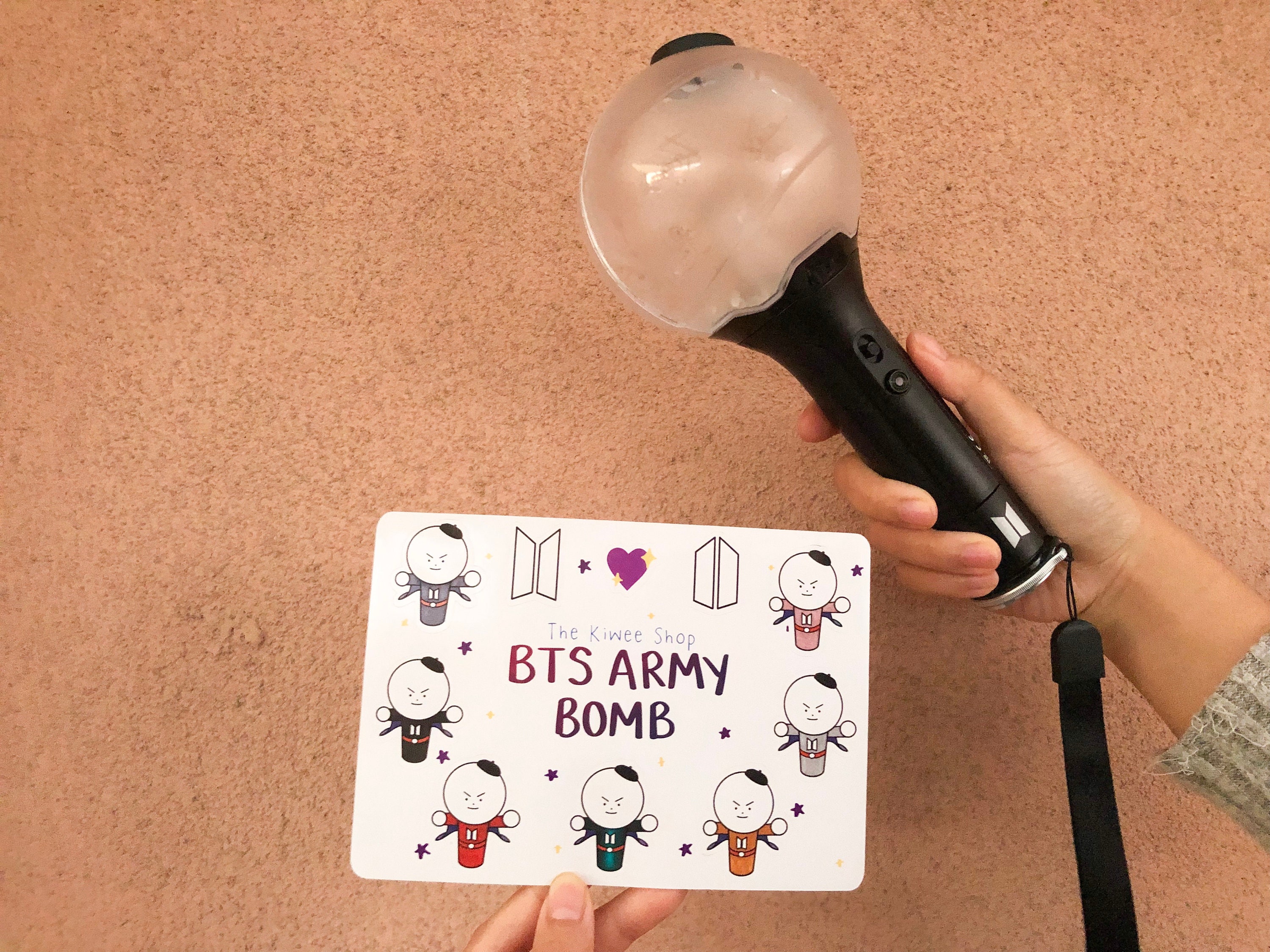 Stickers, Labels & Tags Paper & Party Supplies Stickers BTS ARMY in ...