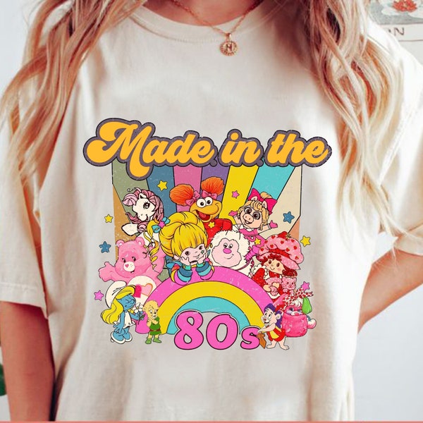 80s Cartoon Friends Shirt - Etsy