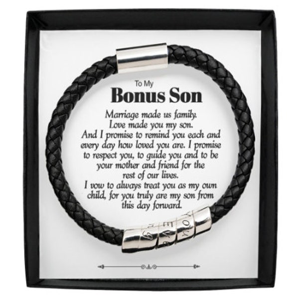 Bracelet From Stepmom To Stepson Etsy