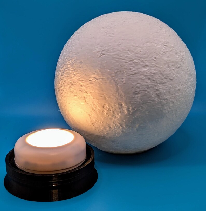 Multicolored Desk/nightstand Moon Lamp or Nightlight - Etsy