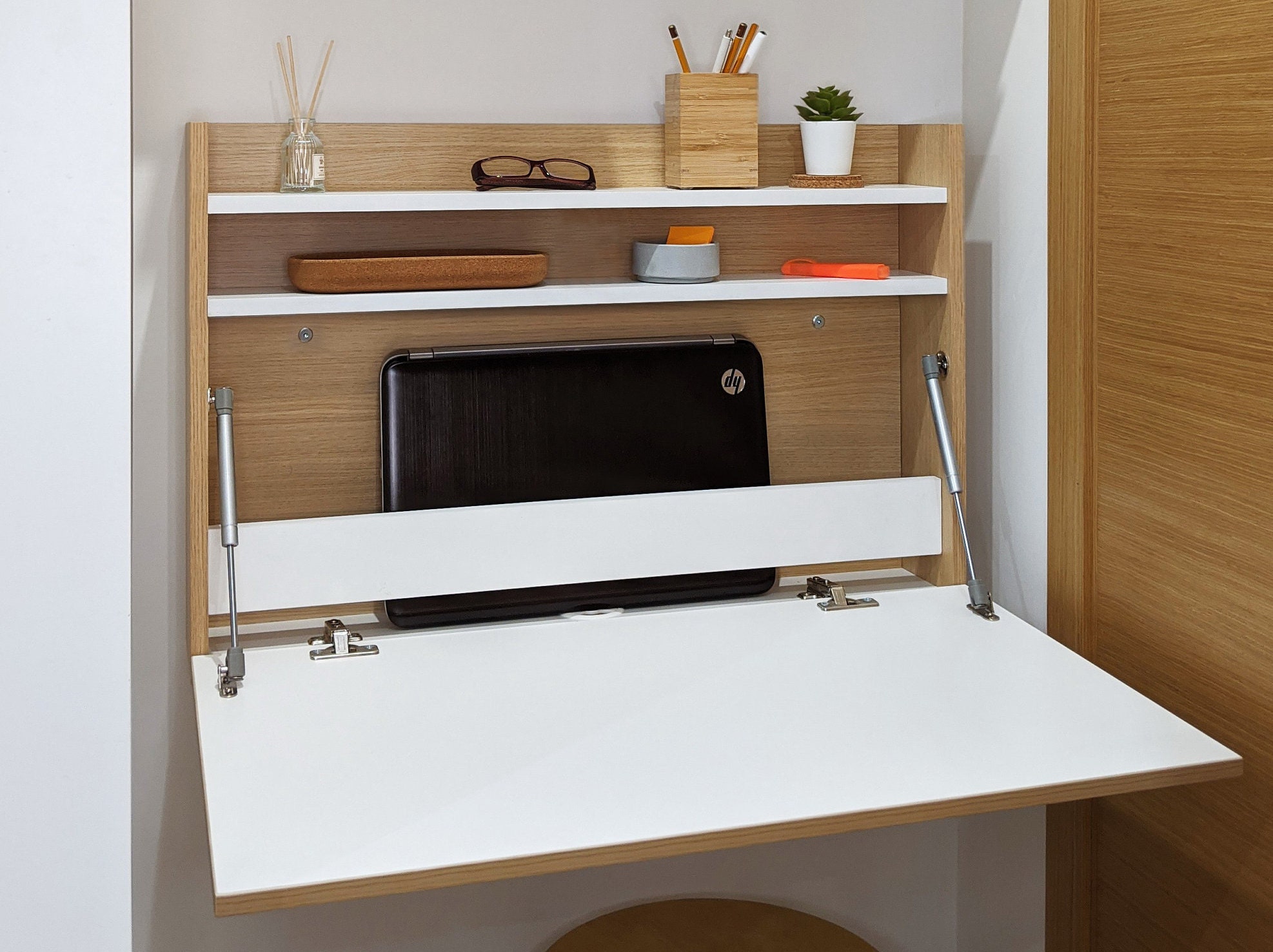 Wand montiert Klapptisch Schreibtisch Schreibtisch Sekretär | Etsy