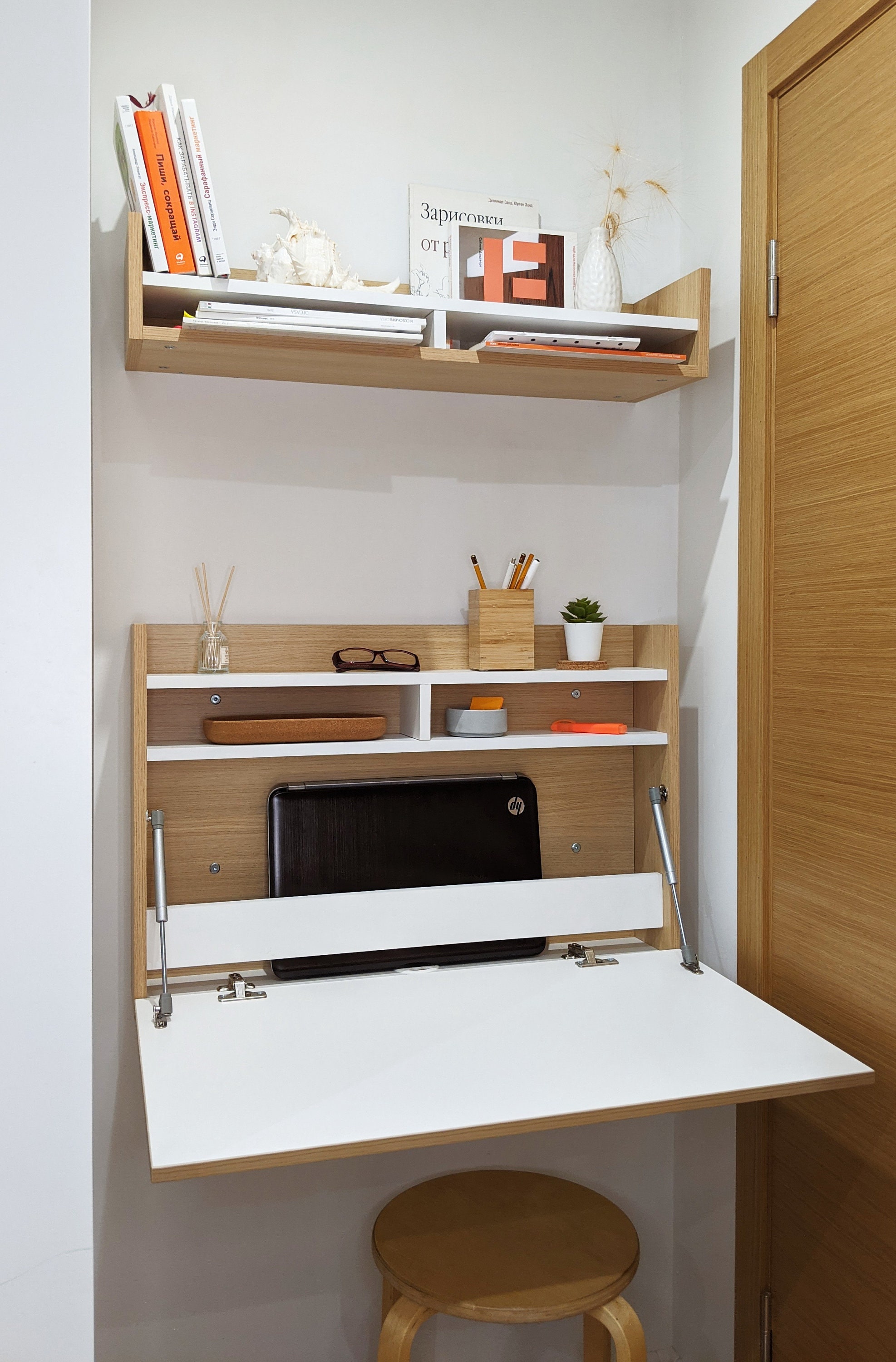 Escritorio plegable montado en la pared Escritorio escritorio | Etsy