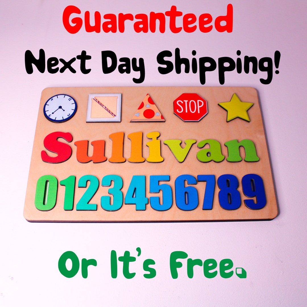 Name Puzzles for Children Personalized Kids Educational Toy MADE IN USA ...