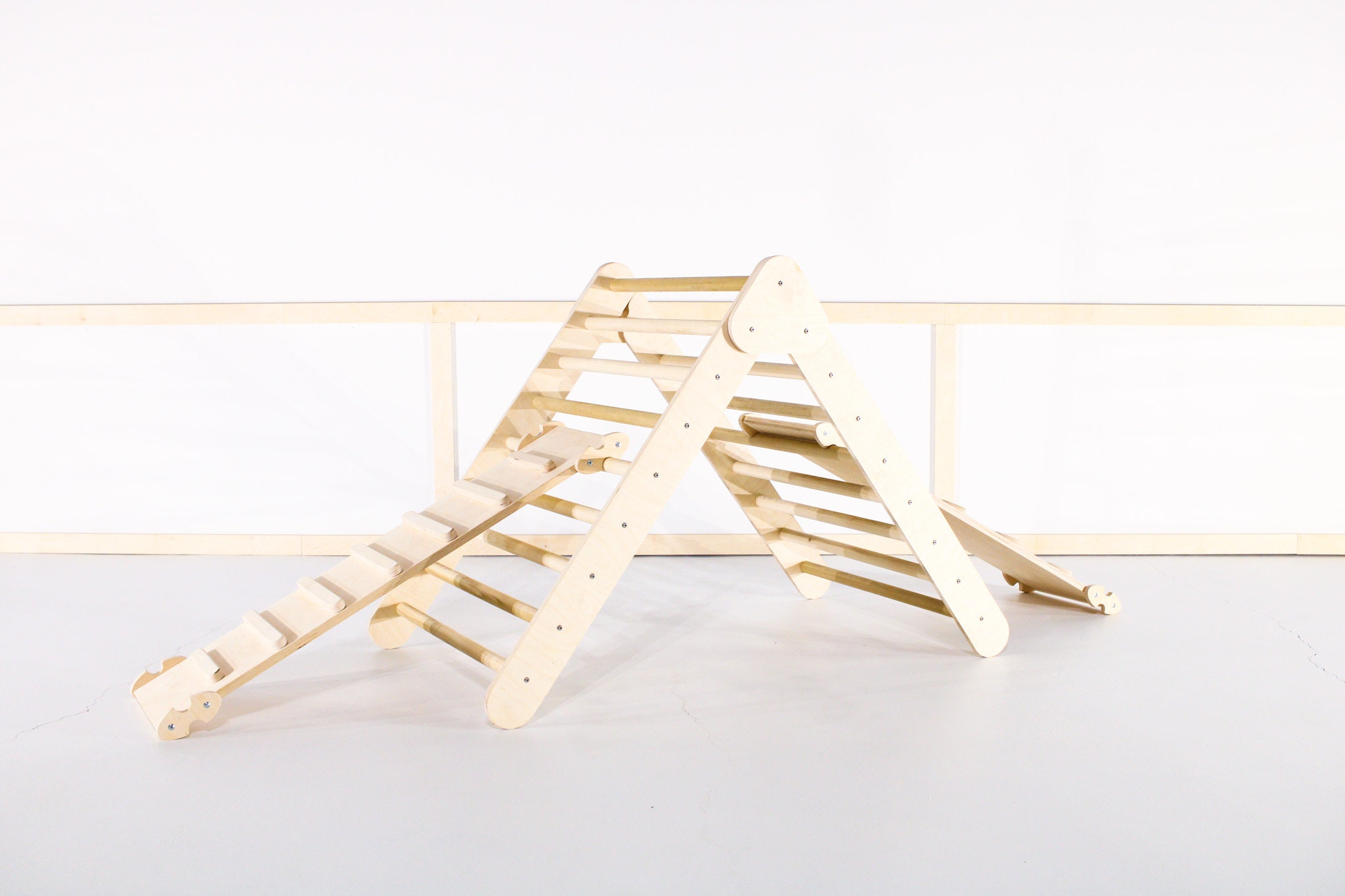 Large Foldable Montessori Climbing Triangle With Optional - Etsy