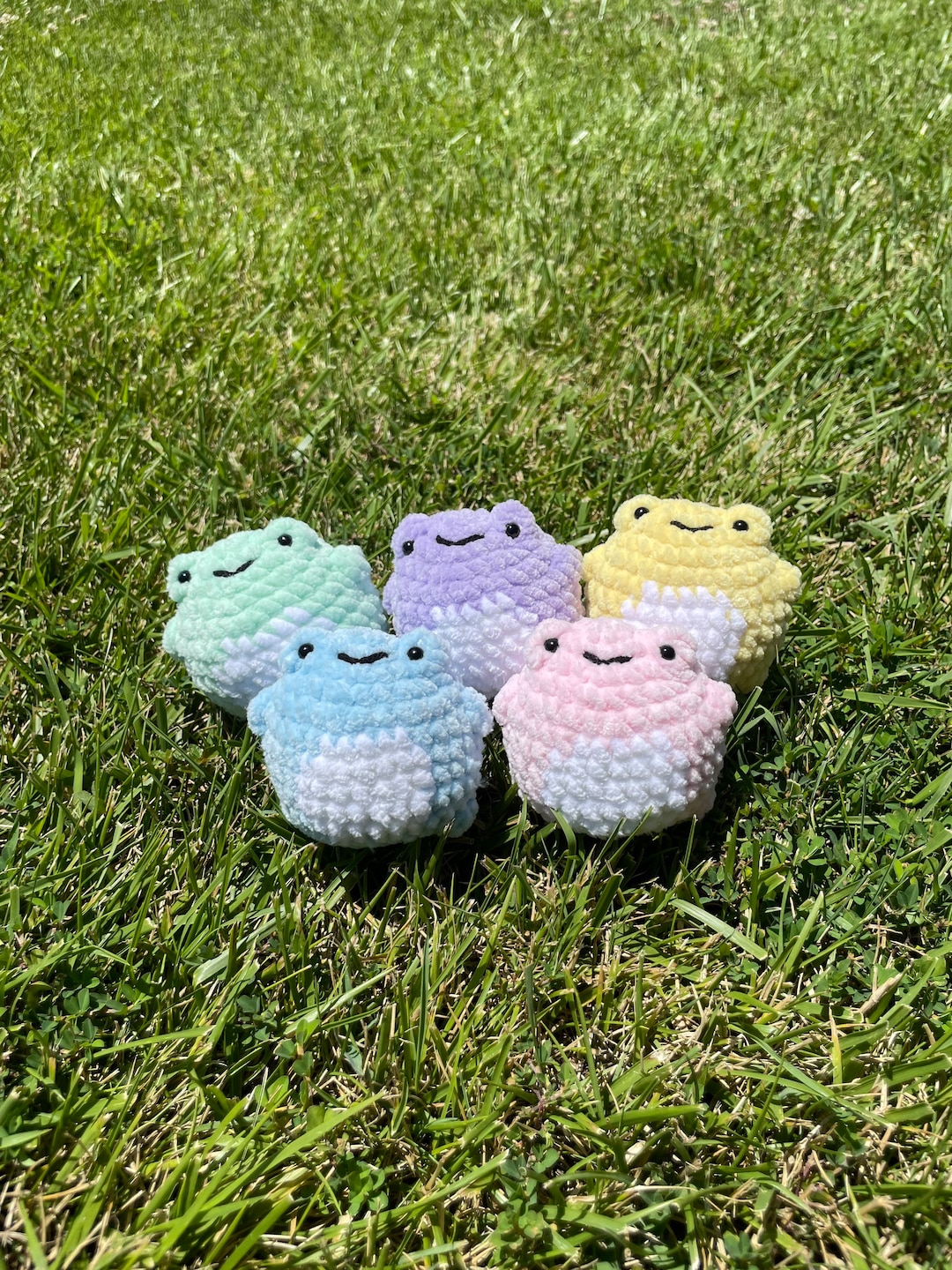 Crochet Squishy Blob Frog Stress Ball Comfort Toy Plush - Etsy