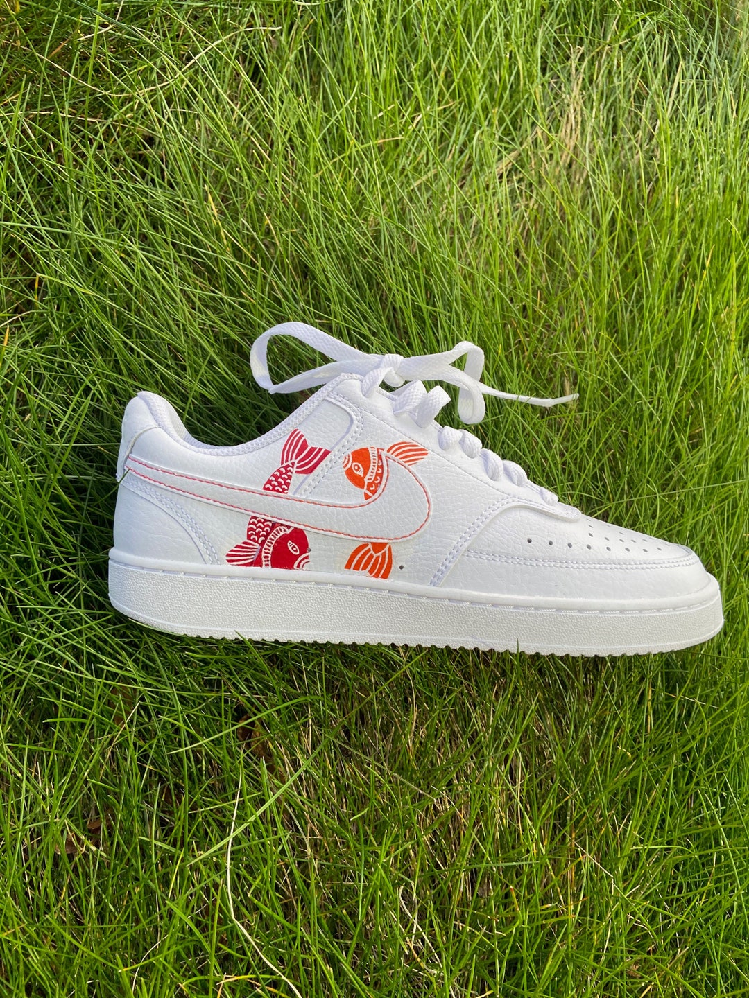Koi Fish Custom Shoes - Etsy