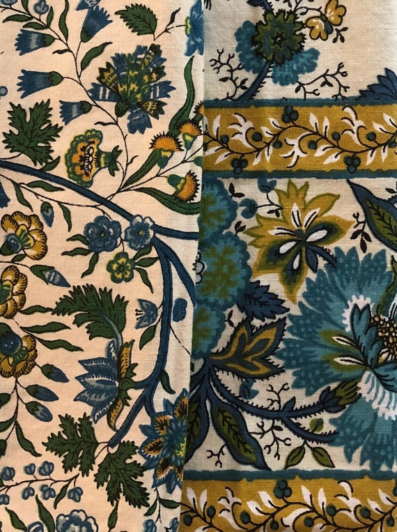 2 Pattern Medium-weight Fabric Samples by Waverly - Etsy