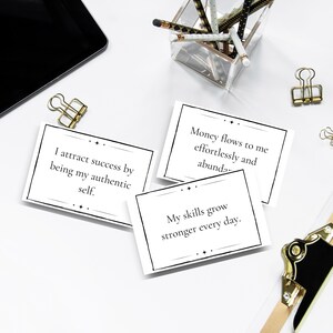 365 Daily Affirmation Cards, Manifestation Mantras (digital Download ...
