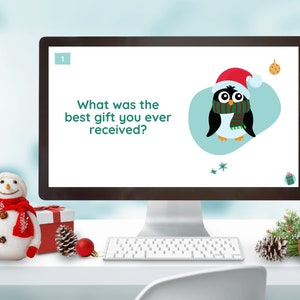 Virtual Christmas Game, Christmas Conversation Starters, Zoom Christmas ...