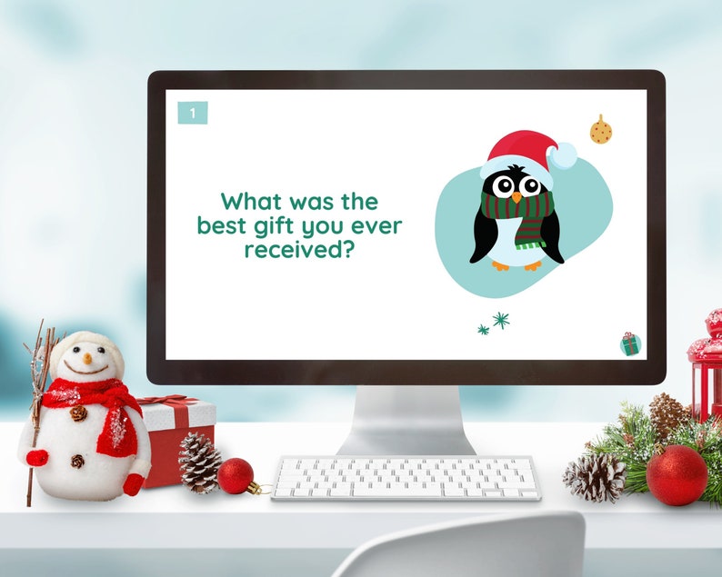 Virtual Christmas Game, Christmas Conversation Starters, Zoom Christmas ...