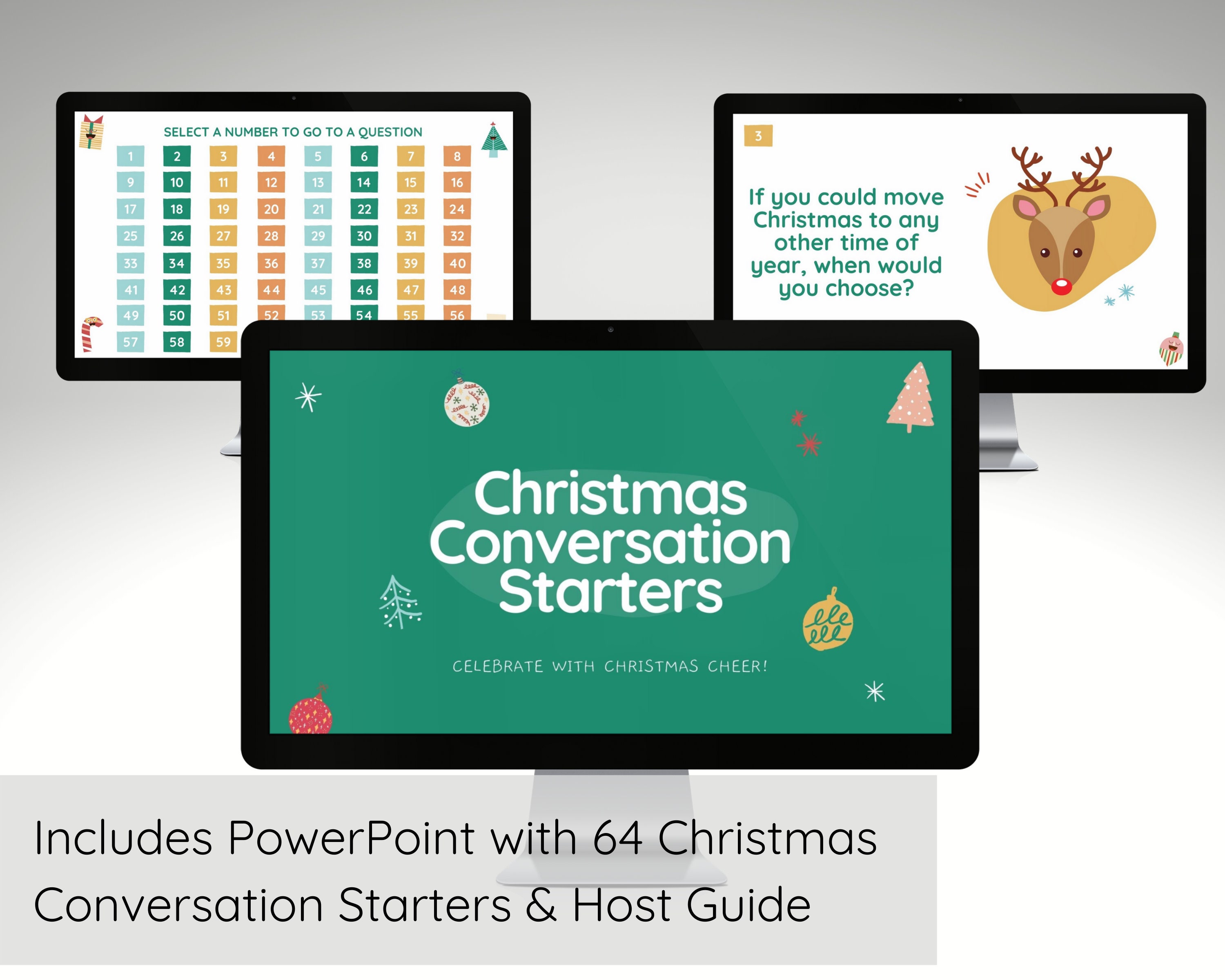 Virtual Christmas Game, Christmas Conversation Starters, Zoom Christmas ...