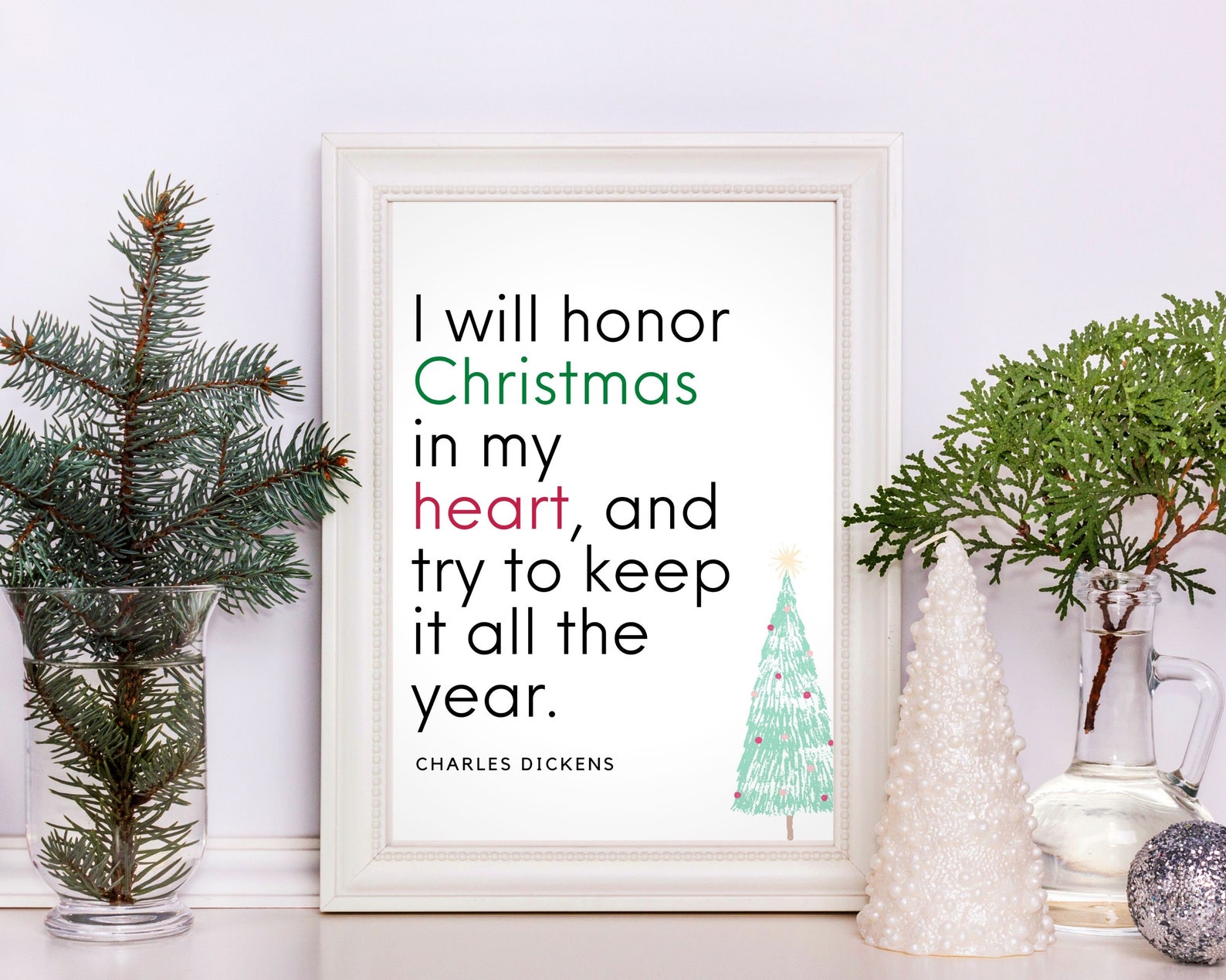 Charles Dickens Christmas, A Christmas Carol Printable Art, Christmas ...