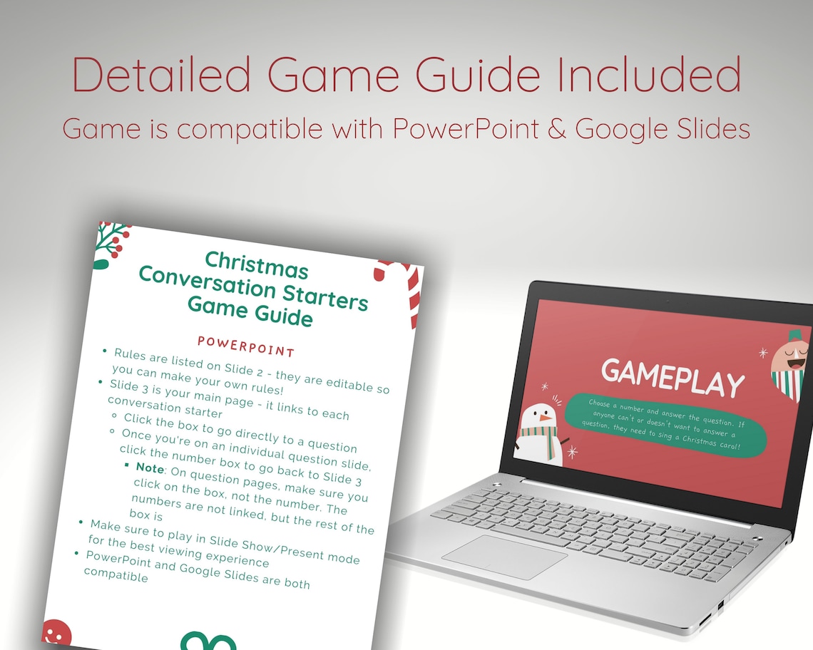 Virtual Christmas Game, Christmas Conversation Starters, Zoom Christmas ...