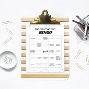 Find Someone Who Ice Breaker Bingo, Find the Guest Game Workplace ...