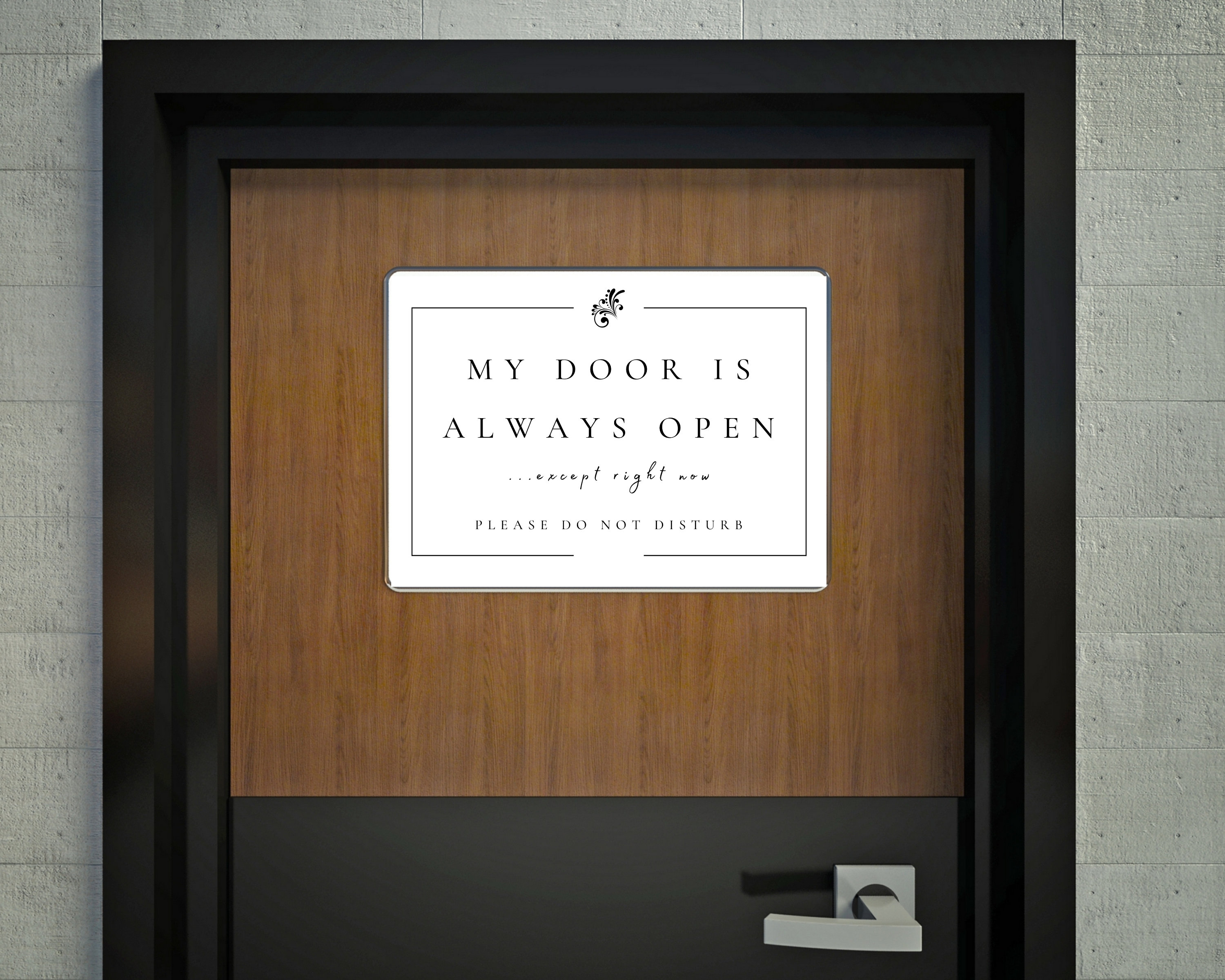Funny Home Office Sign: My Door is Always Open (digital Download) - Etsy