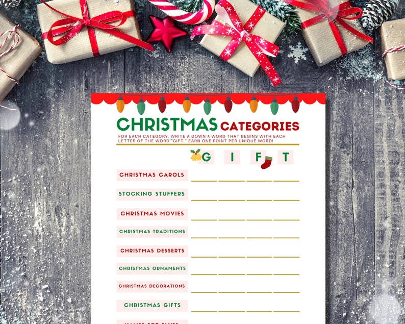 Printable Christmas Games Bundle: Holiday Party Activities (digital ...