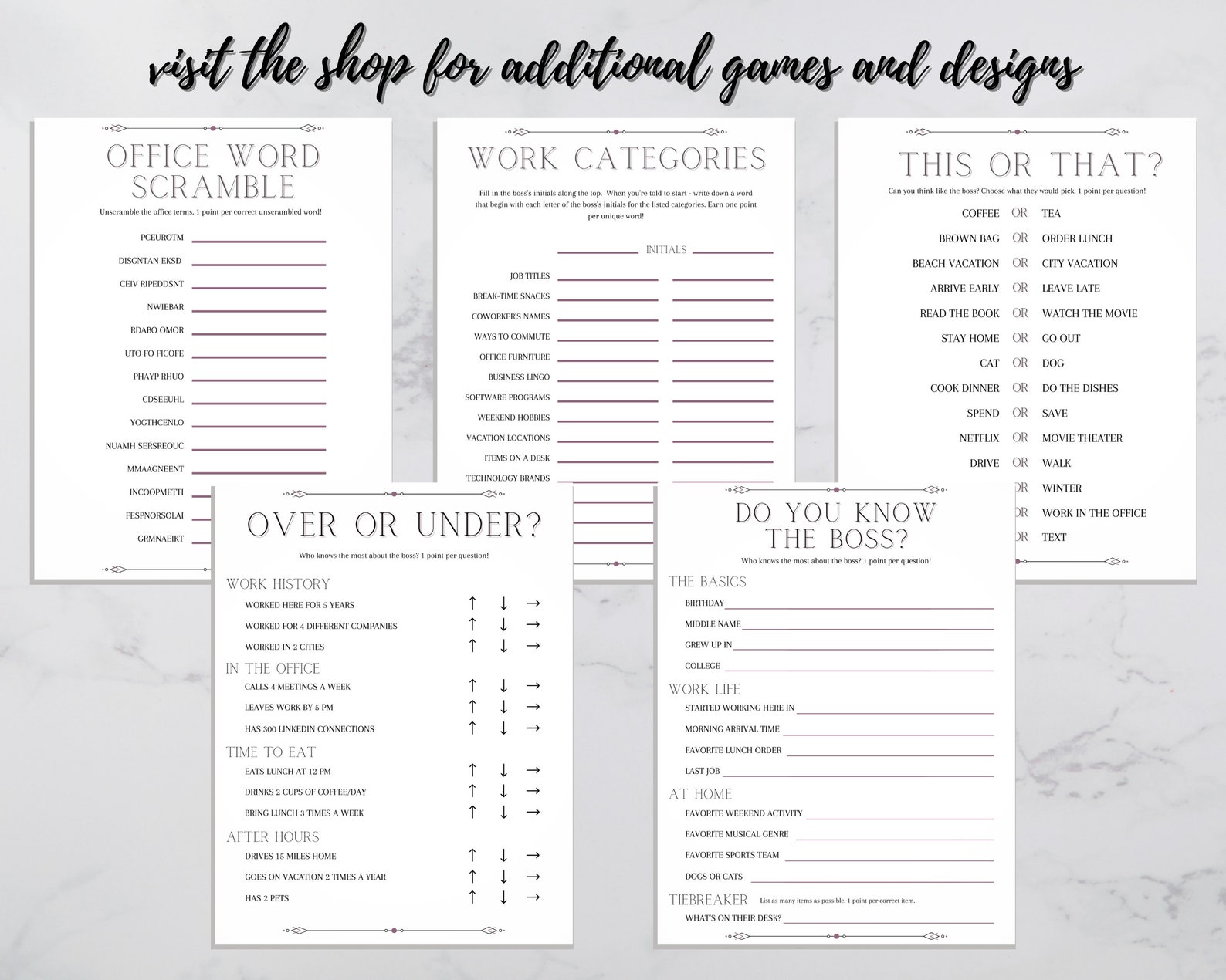 Word Categories Game Virtual Work Happy Hour Activity Fun Digital ...