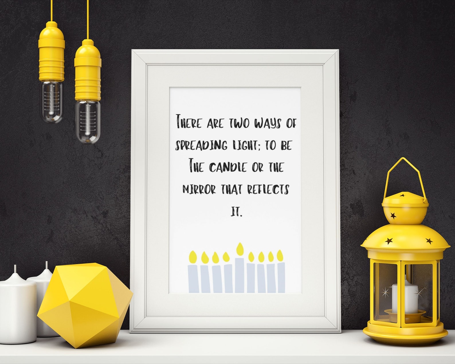 Hanukkah Decoration | Chanukah Quote Print | Hanukkah Wall Art ...