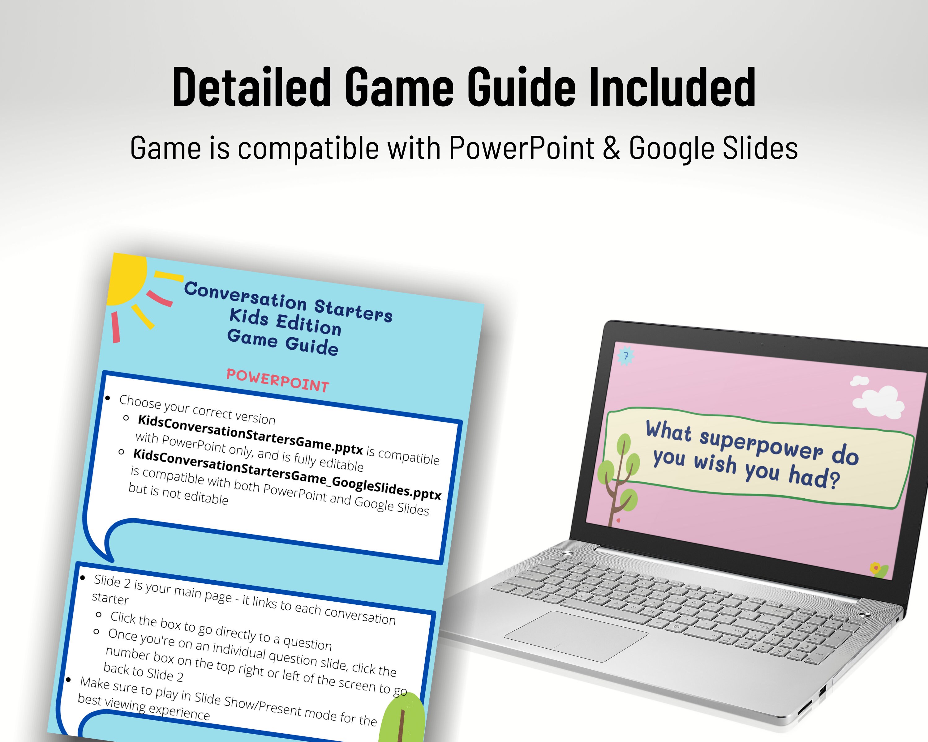 Virtual Conversation Starters for Kids: Zoom Icebreaker Game (digital ...