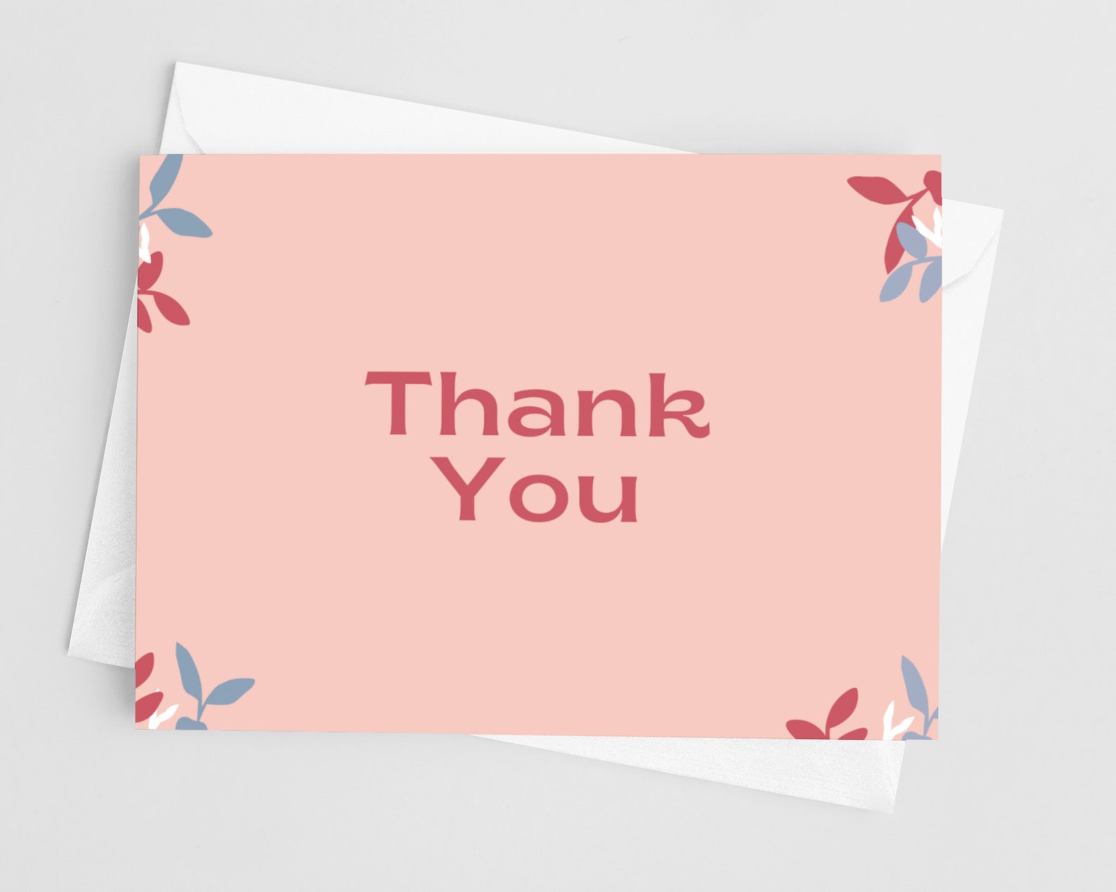 Work Thank You Card, Printable Greeting Card, Thank You for Boss ...