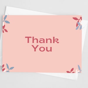 Work Thank You Card, Printable Greeting Card, Thank You for Boss ...