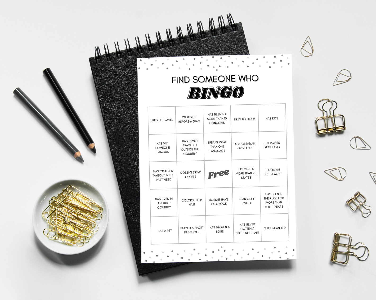Find Someone Who Ice Breaker Bingo, Find the Guest Game Workplace ...