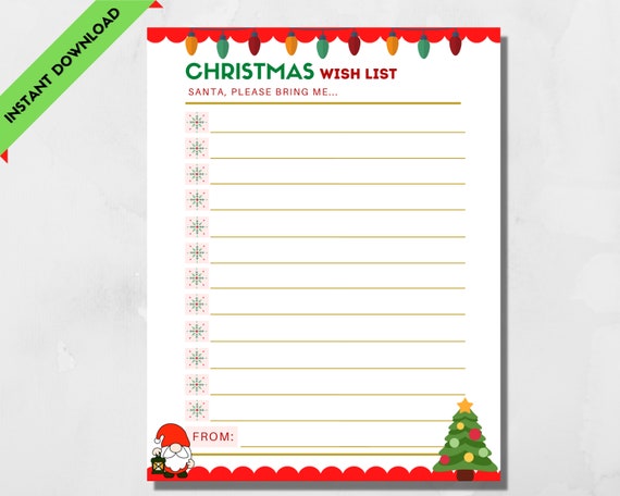 Lista Natale Bambini