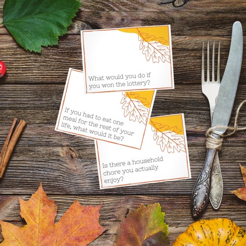 Printable Conversation Starters Table Topics for Dinner - Etsy Australia
