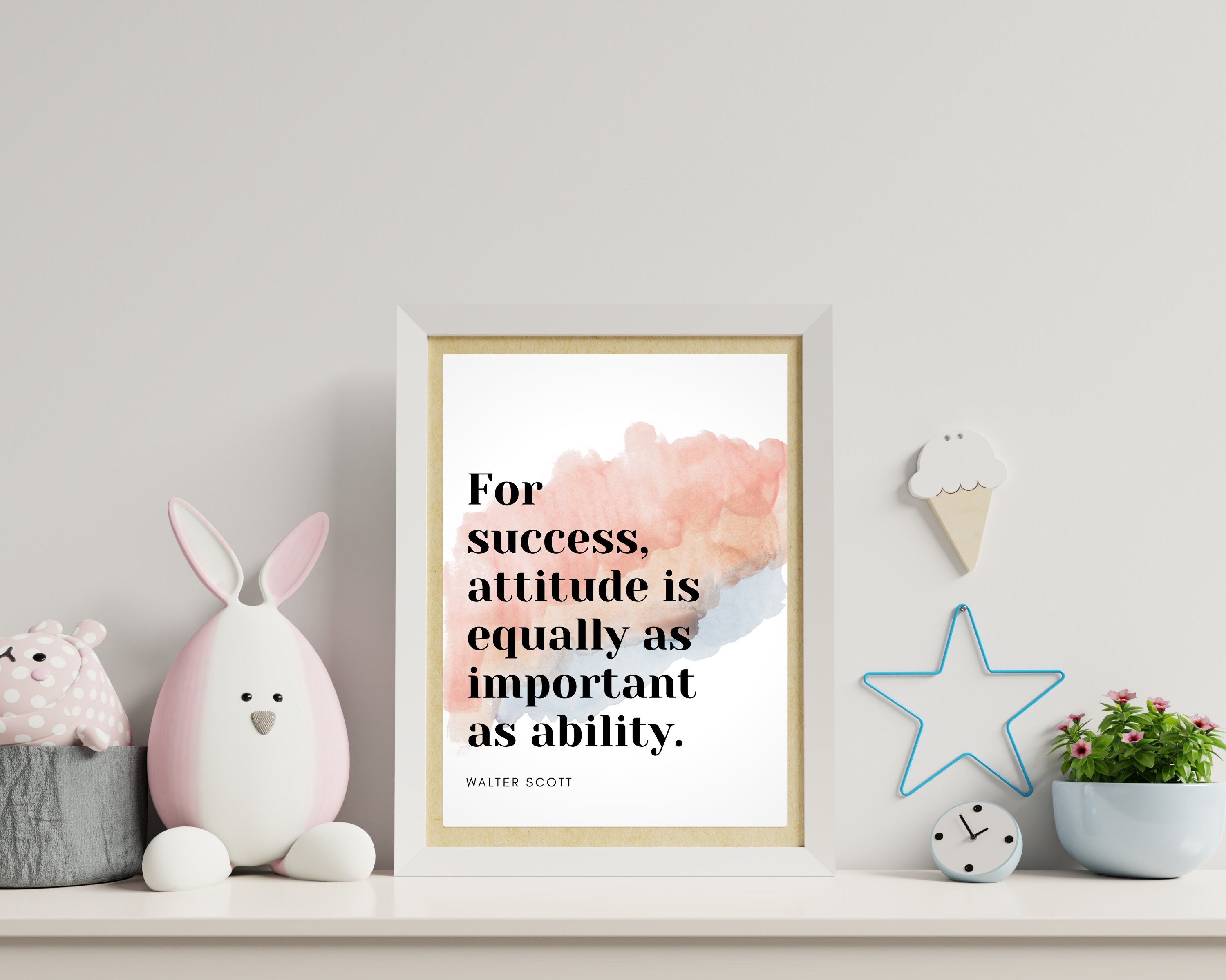 Success Wall Art Printable, Motivational Wall Decor for Office Decor ...