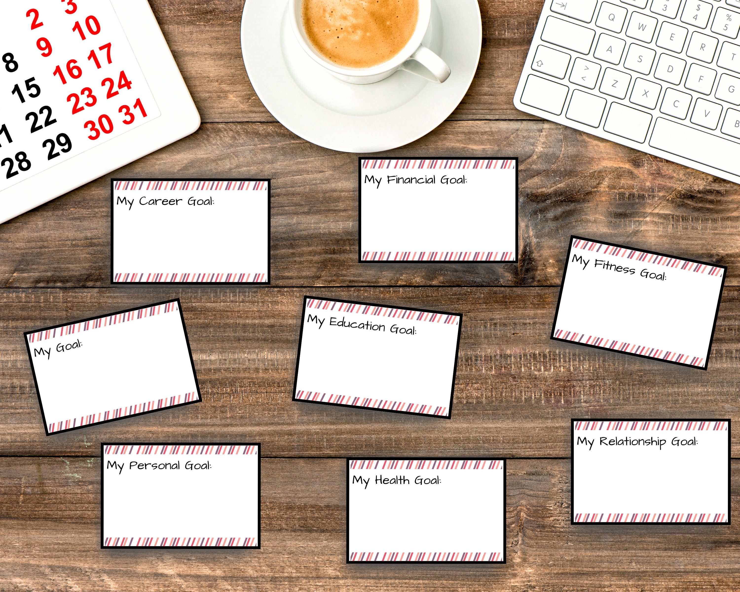 Goal Setting Planner for Women, Fitness Planner Printable Financial ...