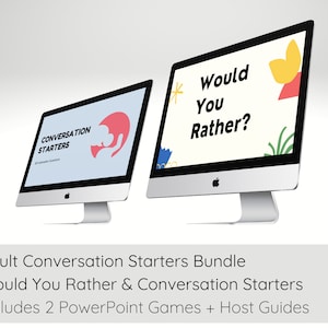 Virtual Conversation Starters Bundle: Zoom Games, Would You Rather ...