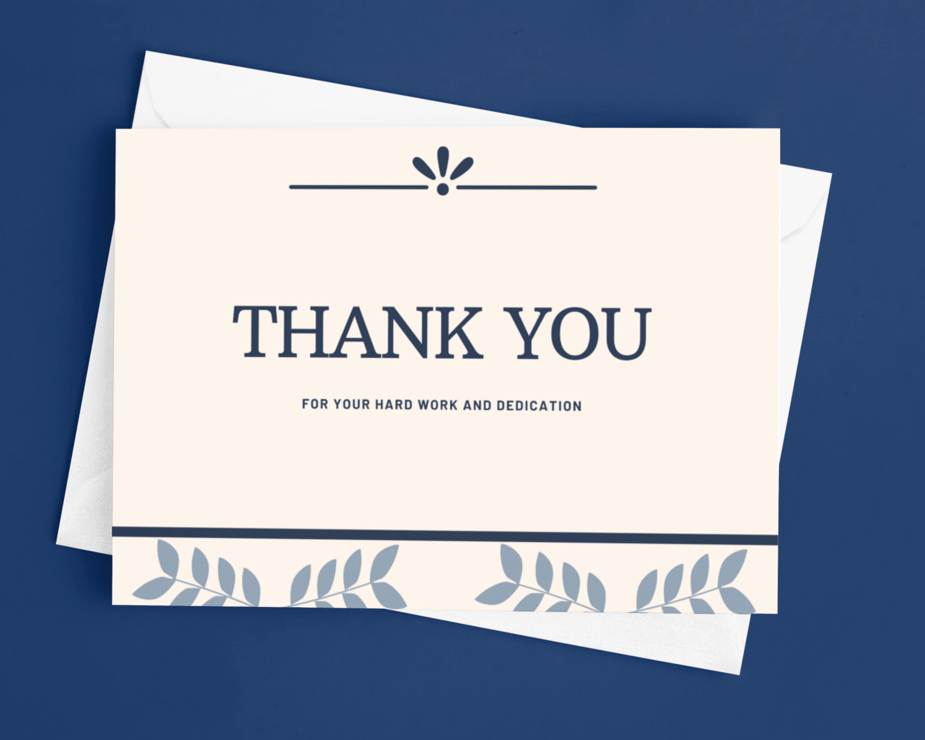 Printable Thank You Cards: Employee Appreciation Gift (digital Download ...