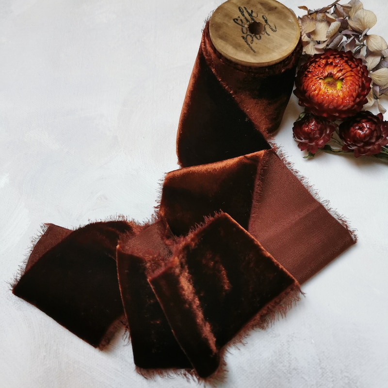 Silk Velvet 1.5 Ribbon - Etsy UK
