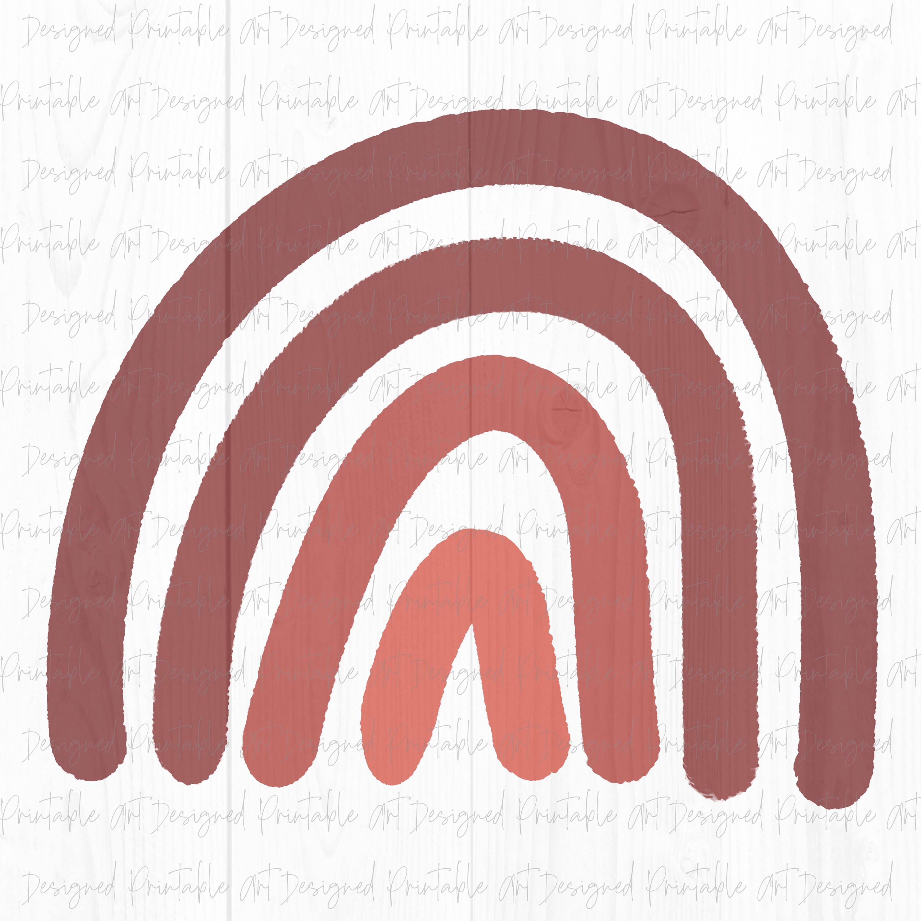 Rust Rainbow Sublimation, Rust Rainbow PNG, DTG Printing, Digital ...