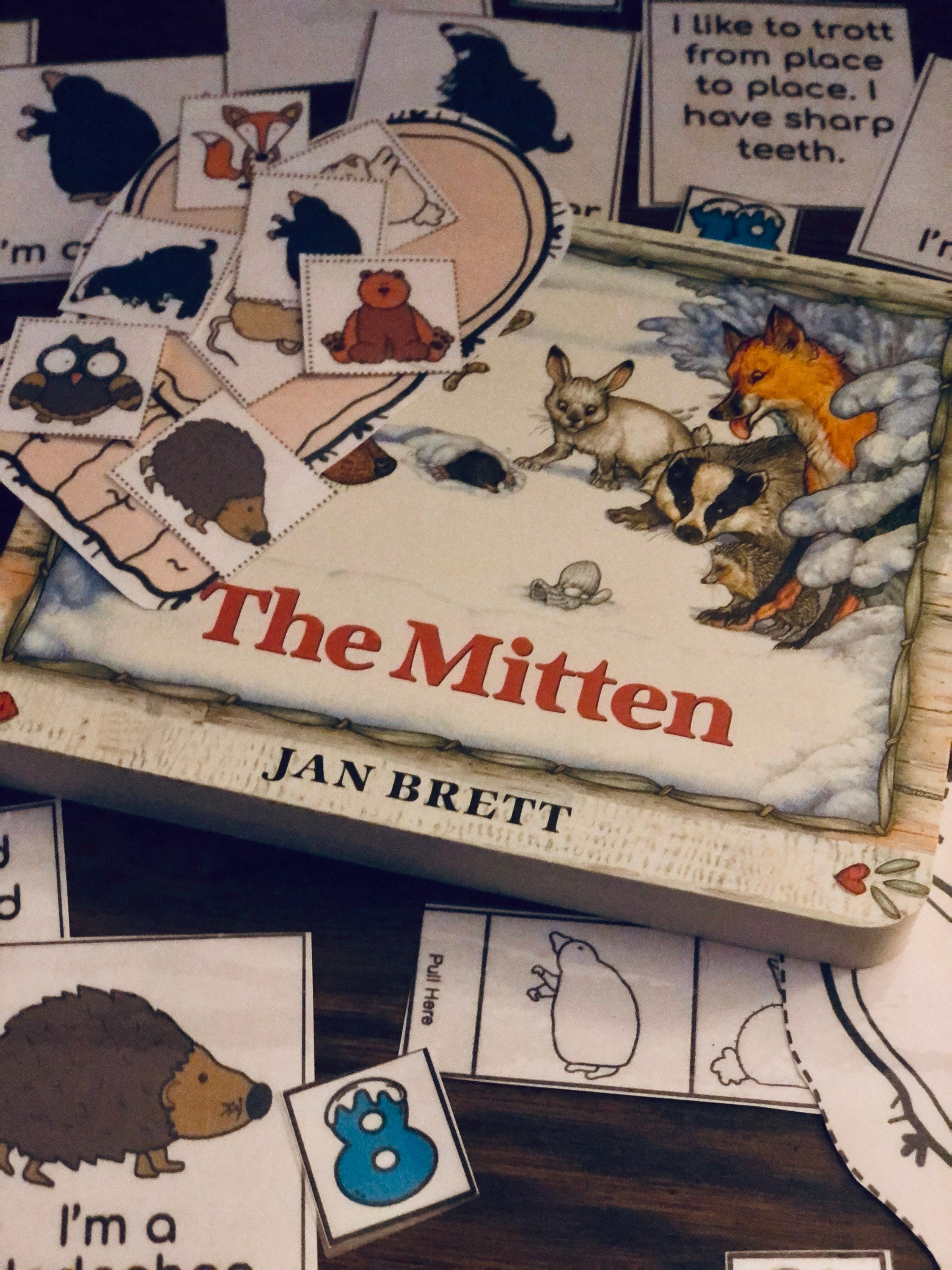 The Mitten Book Companion for Preschool and Kindergarten - Etsy