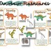 Dinosaur Fact Match Interactive Flashcards DIGITAL - Etsy