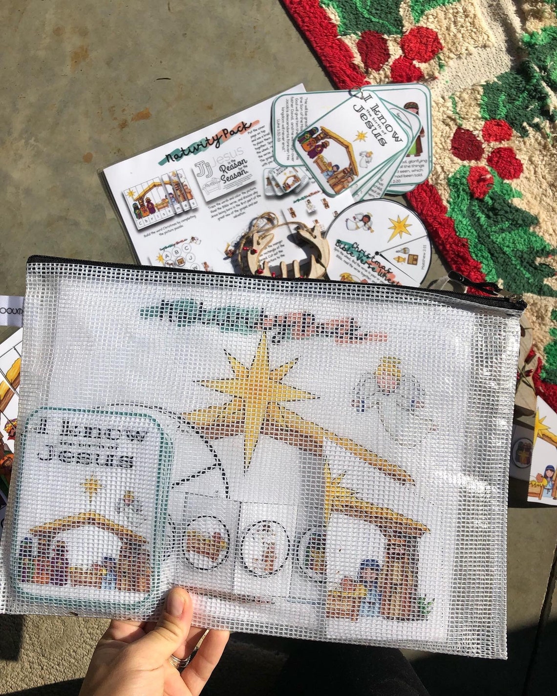 Nativity Christmas Learning Pack, Preschool/kindergarten Birth of Jesus ...